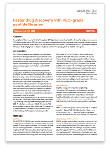 AN: Faster drug discovery with PEC-grade peptide libraries